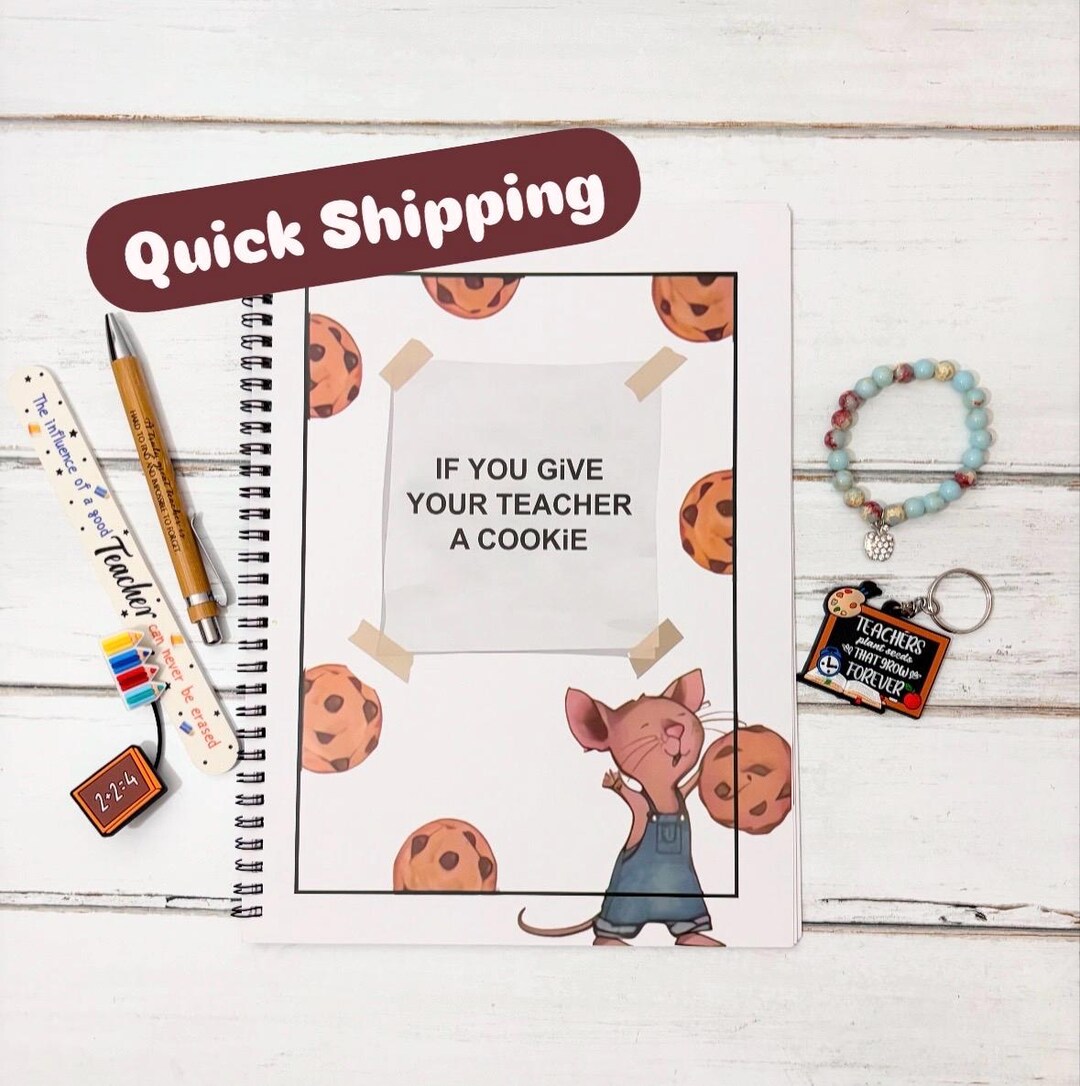 Teacher Appreciation Cookie Book Gift: Student Christmas Present - Etsy