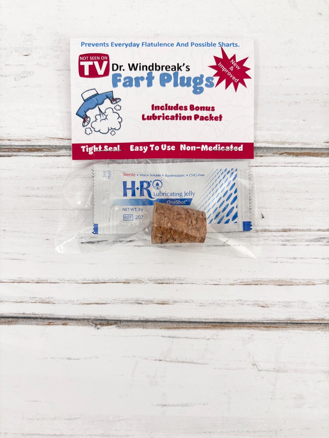 12 Fart Plug Butt Stopper | Personalized Father’day Gag Gift | for ...