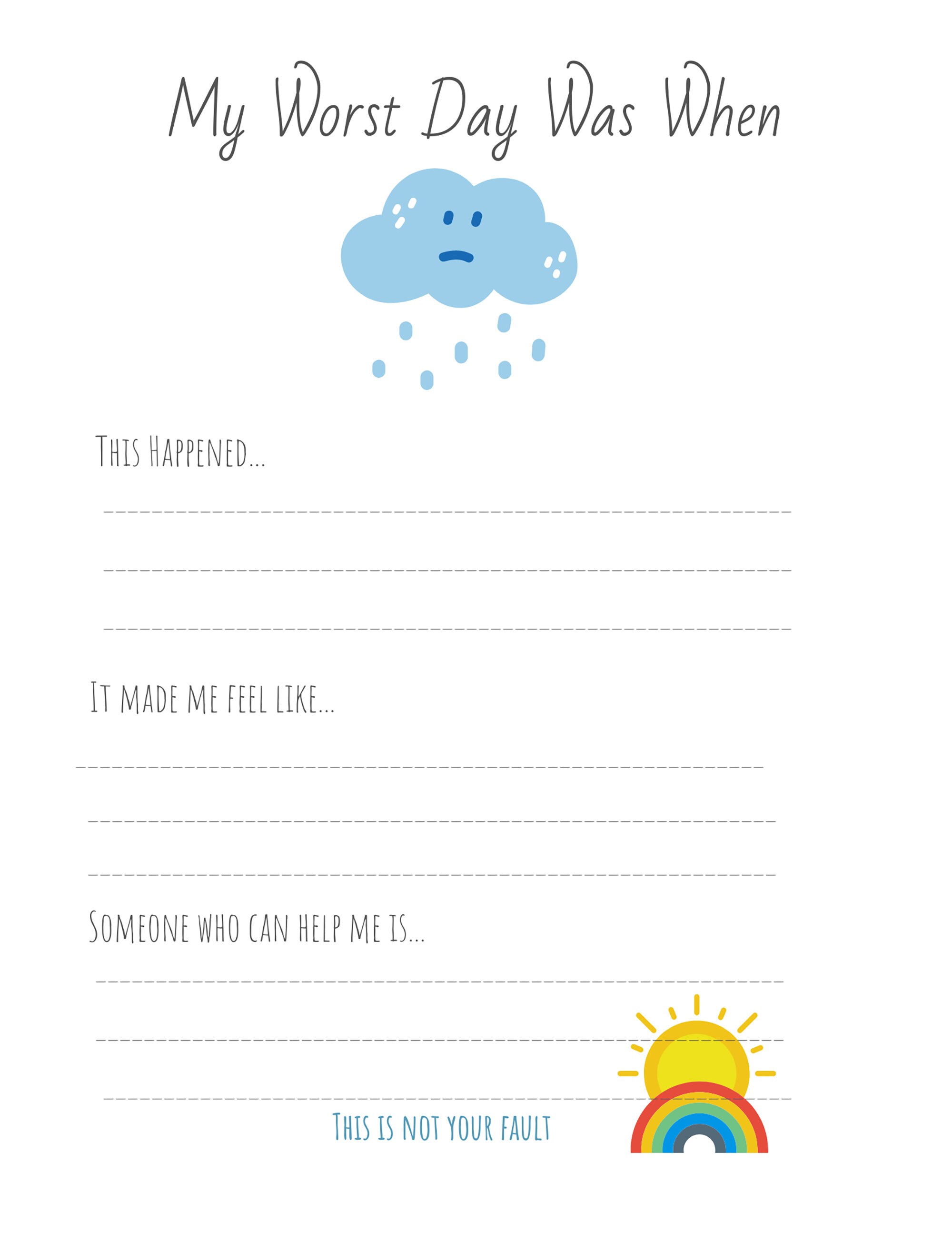 Writing Prompts Printables, Writing Prompts for Children, Writing ...