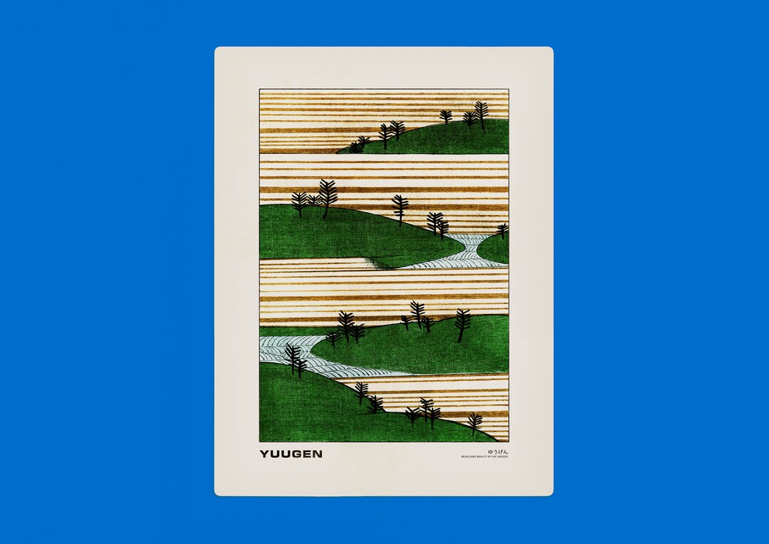 Yuugen Vintage Japanese Philosophy Wall Art Print - Etsy