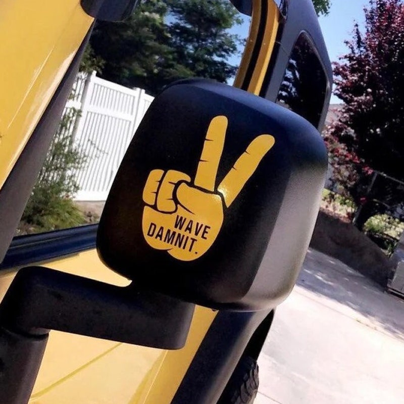 Jeep Wave Decal - Etsy