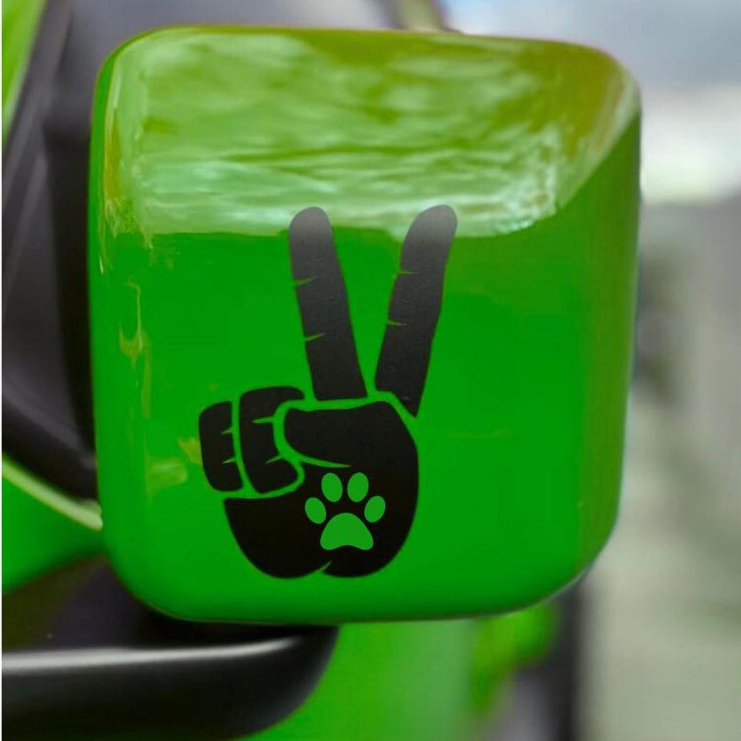 Dog Paw Wave Decal: Off-road Adventure Sticker - Etsy