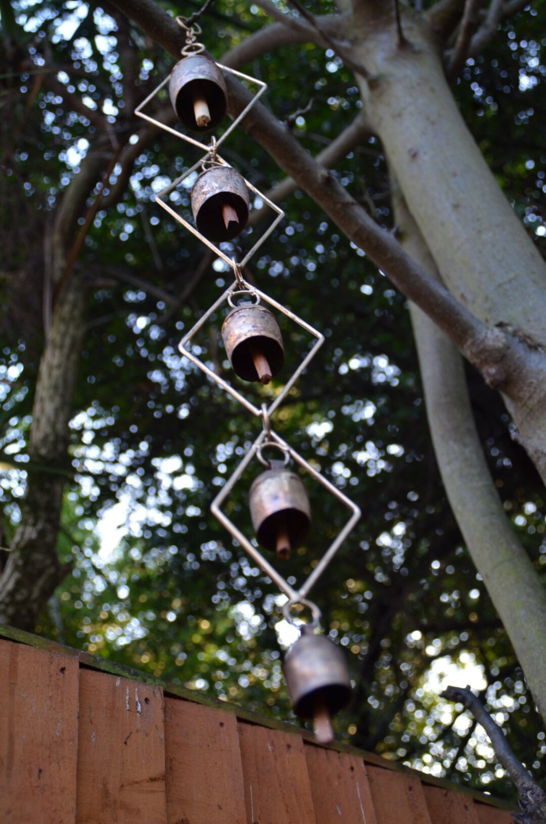 Bells, Diamond Shape Bells, Chimes, Vintage Look Bell, Sustainable Bell ...