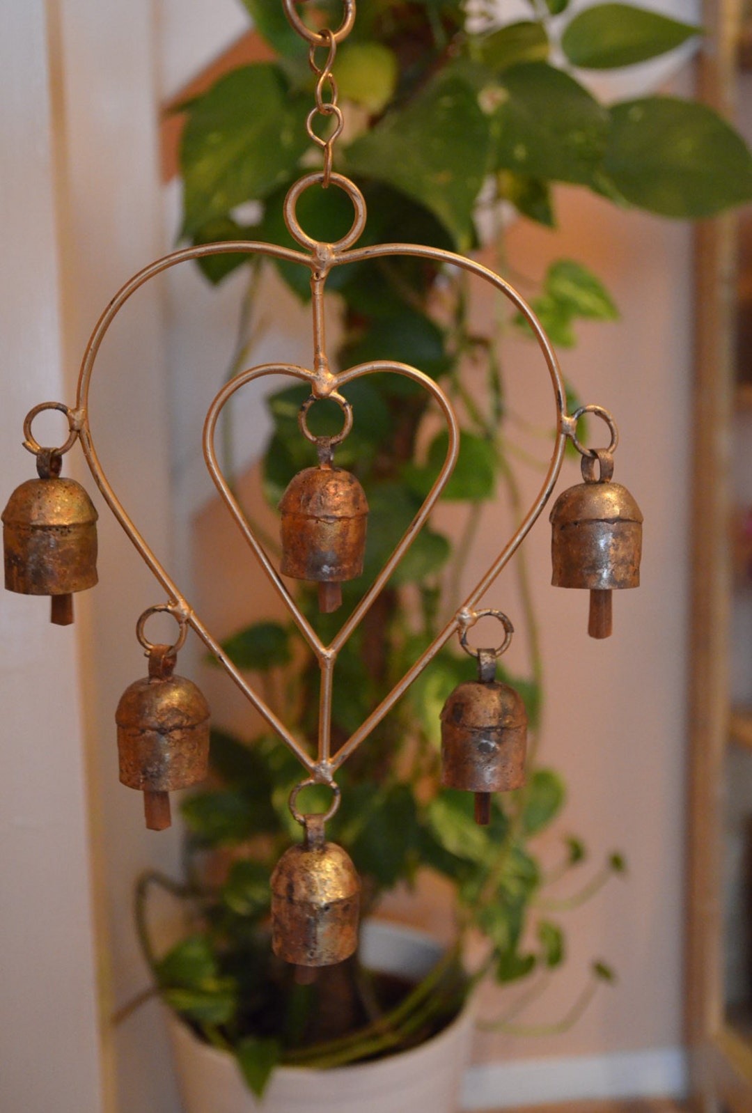 Valentine Day Gift, Bells, Heart Shape Bells, Chimes, Kutch Bell ...