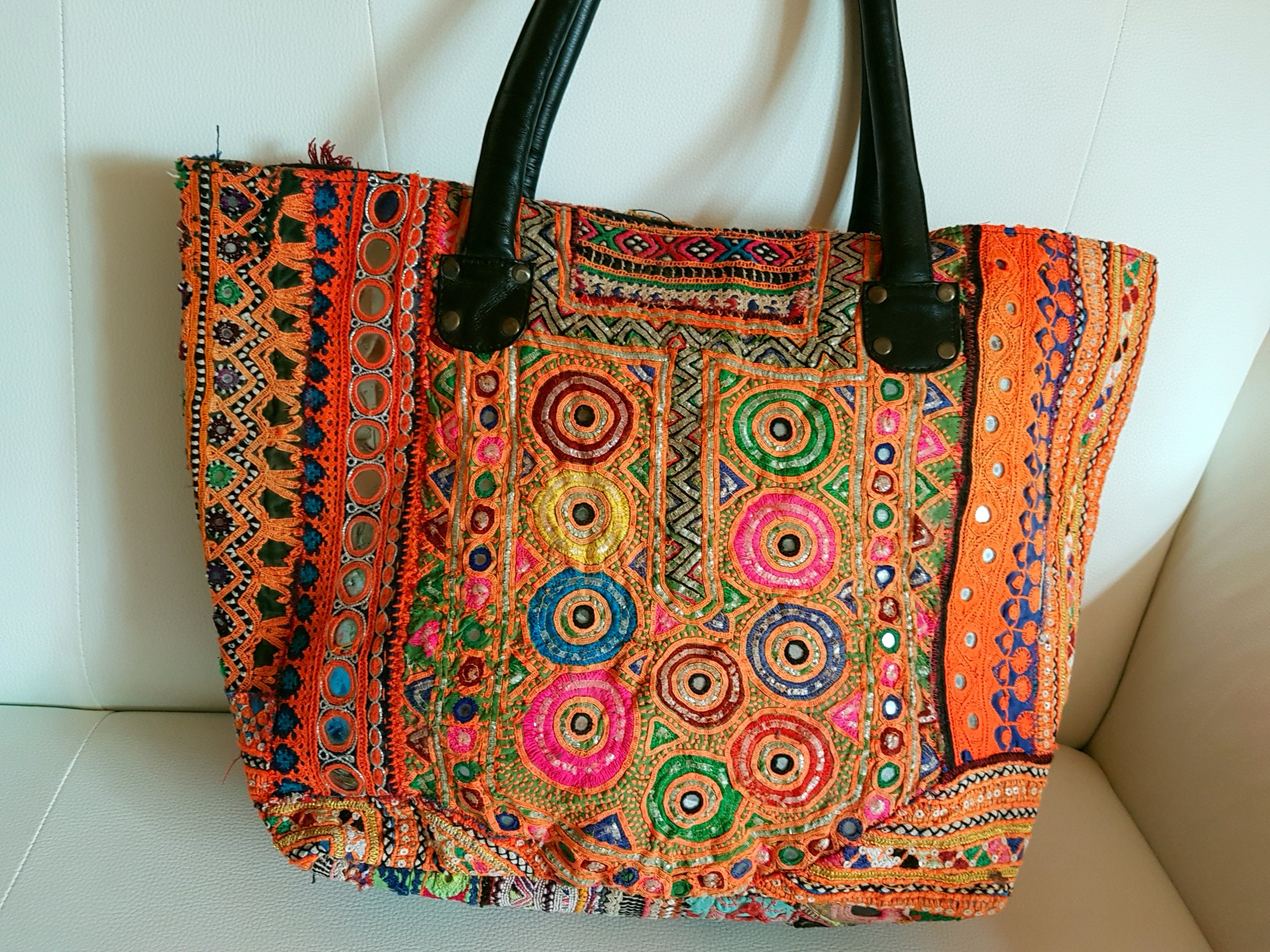 Vintage Banjara Boho shopping bag Boho yoke bag Evening | Etsy