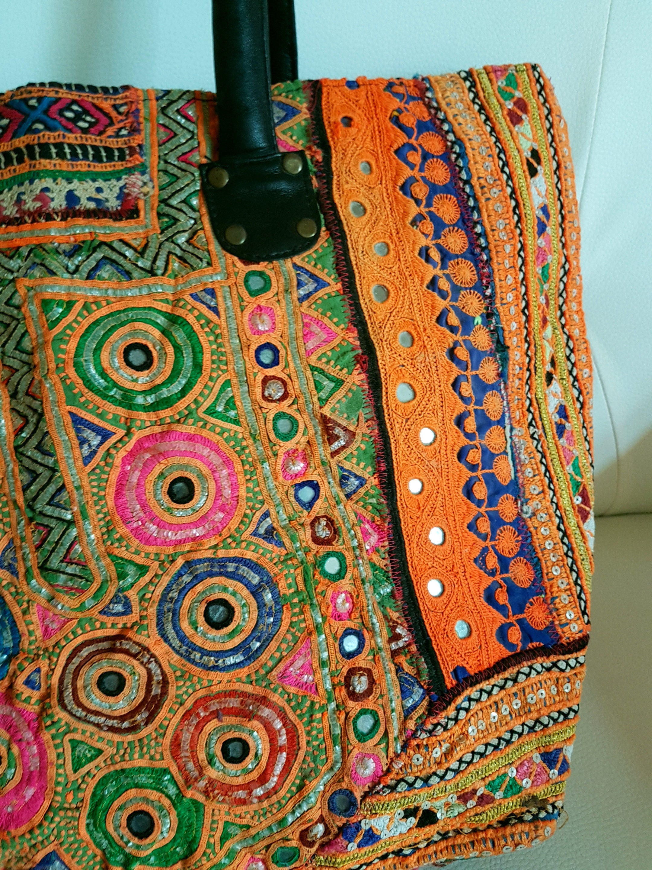 Vintage Banjara Boho shopping bag Boho yoke bag Evening | Etsy