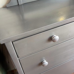 Simmons Metal Vanity Dresser With Mirror - Refinished - Etsy