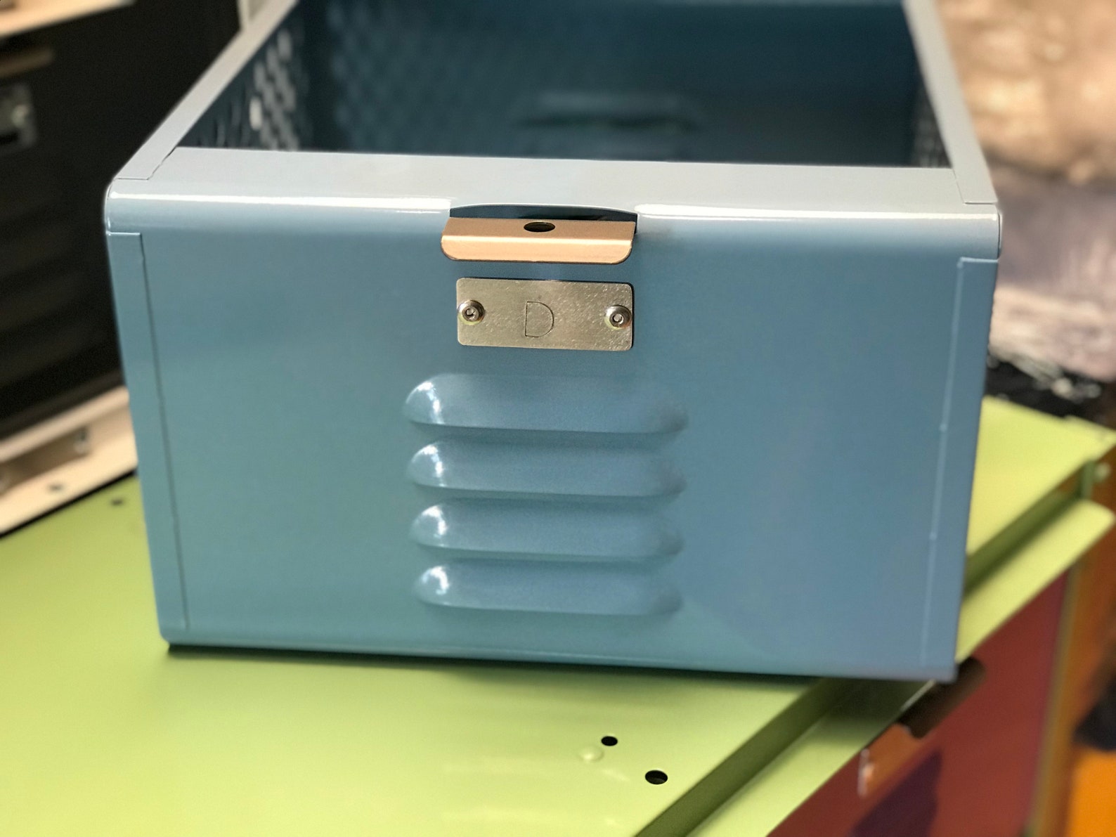 New Fabricated Basket Locker Storage Baskets Industrial - Etsy