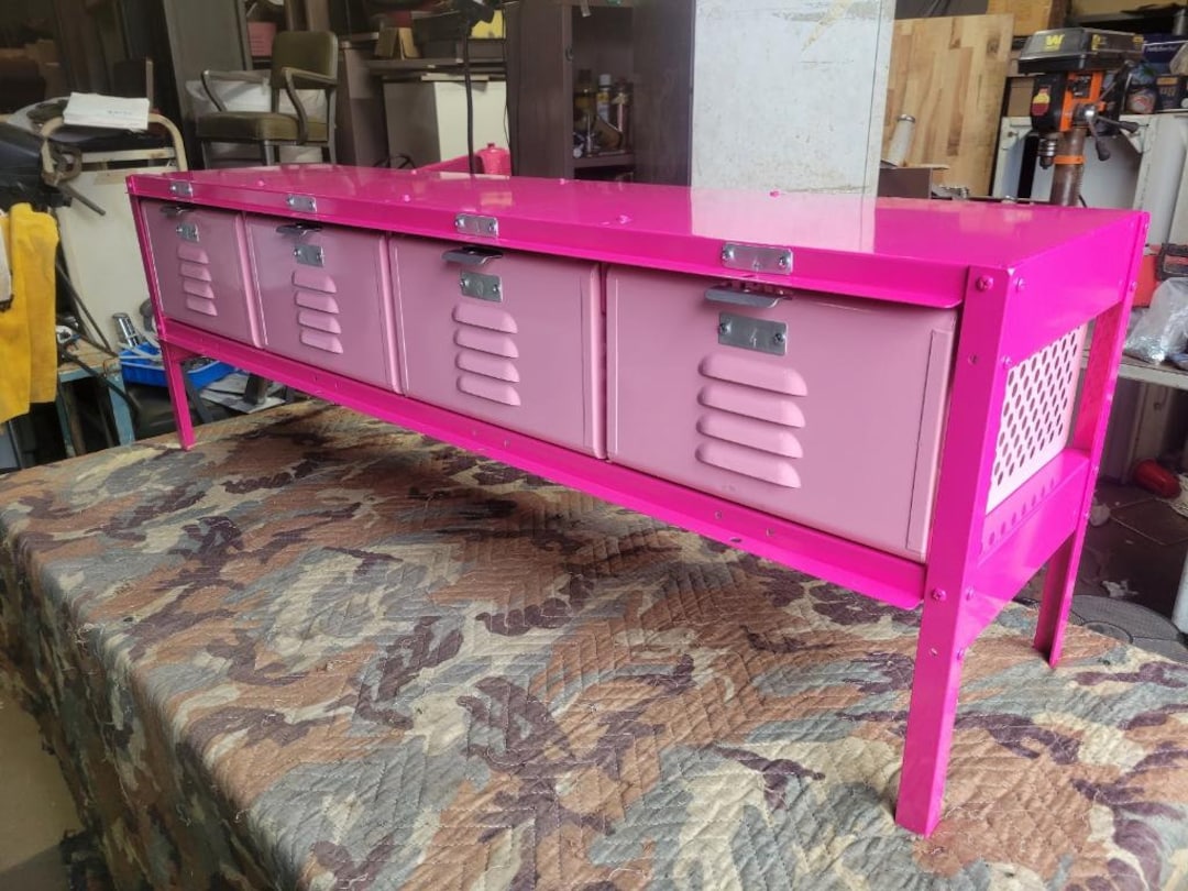 Pink on Pink Basket Bench - Etsy