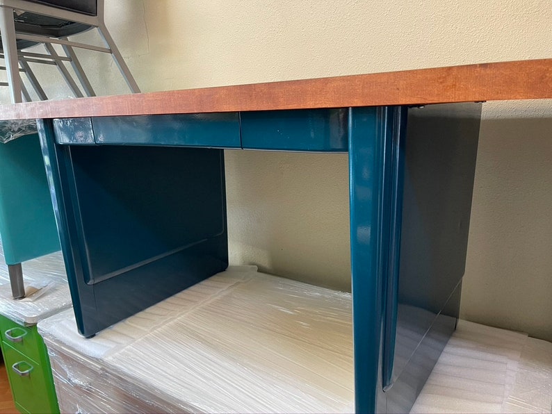 Butcher Wood Top Panel Leg Table. - Etsy