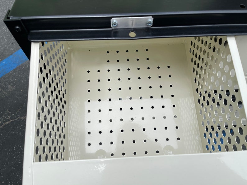 Vintage Steel Basket Locker Long Bench | Etsy