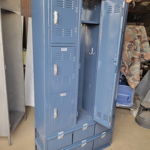 Wall Locker Unit and Basket Combo - Etsy
