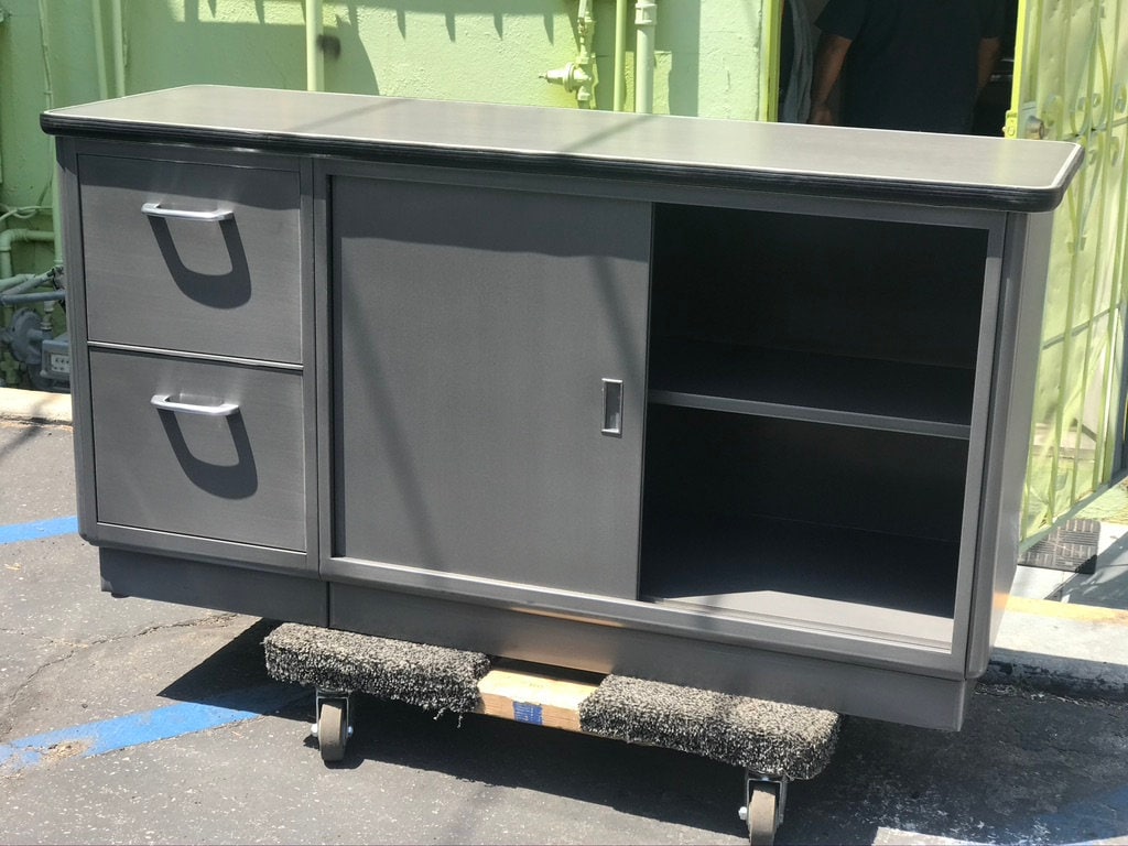 ASE Allsteel Rubber Edge Credenza Vintage Refurbished Etsy