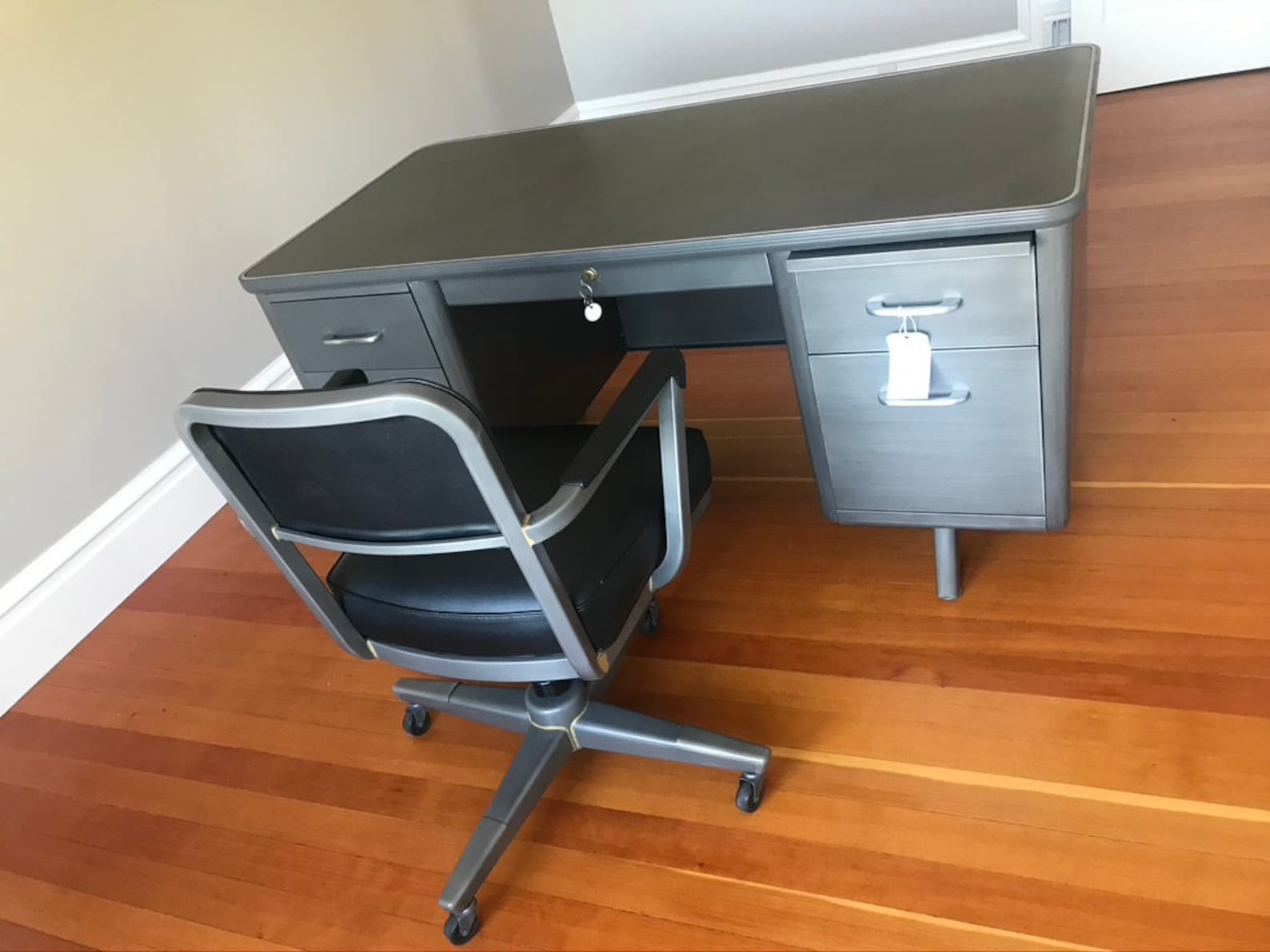 Vintage Steel Tanker Desk - All Steel Equipment -ASE - Etsy
