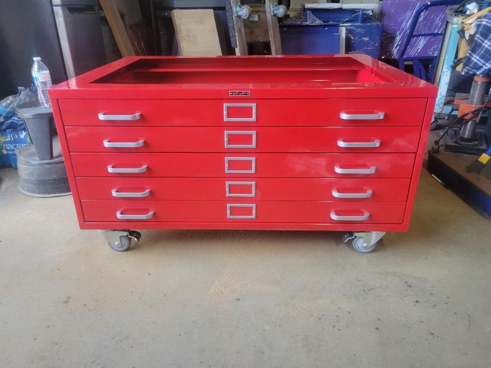 Vintage Steel Flat File Coffee Table Medium Made to Order - Etsy