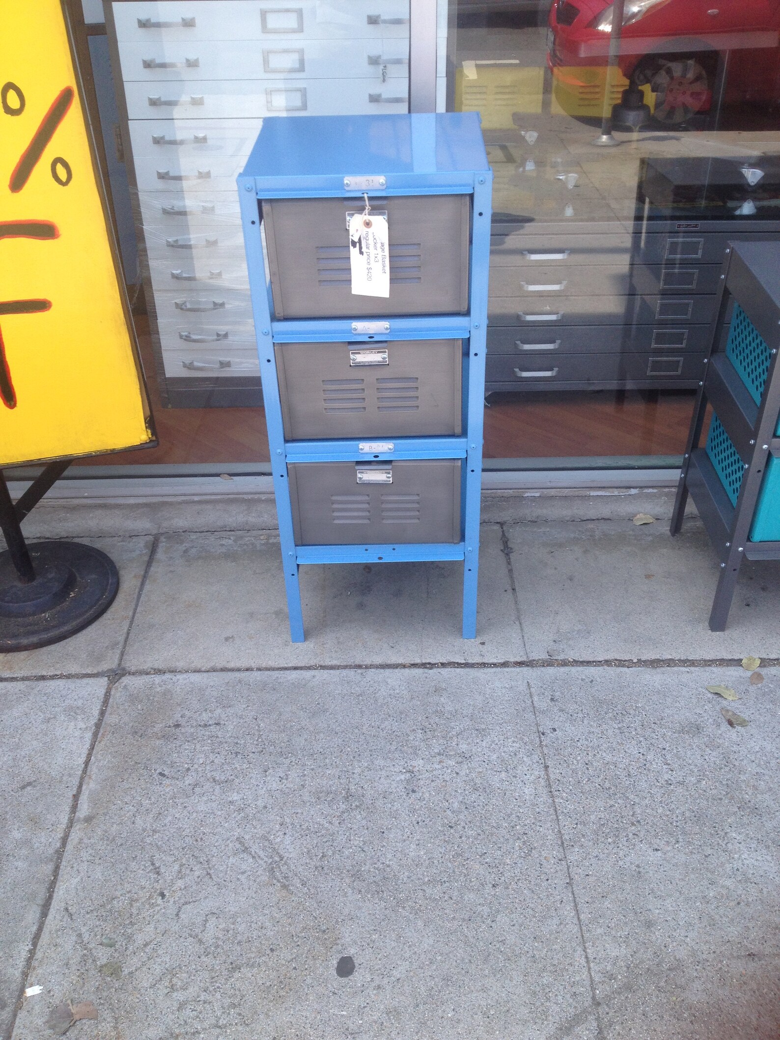 Retro Basket Locker Vintage Steel Baskets | Etsy