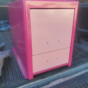 Vintage Steel Pink Desk Refinished - Made to Order - Etsy