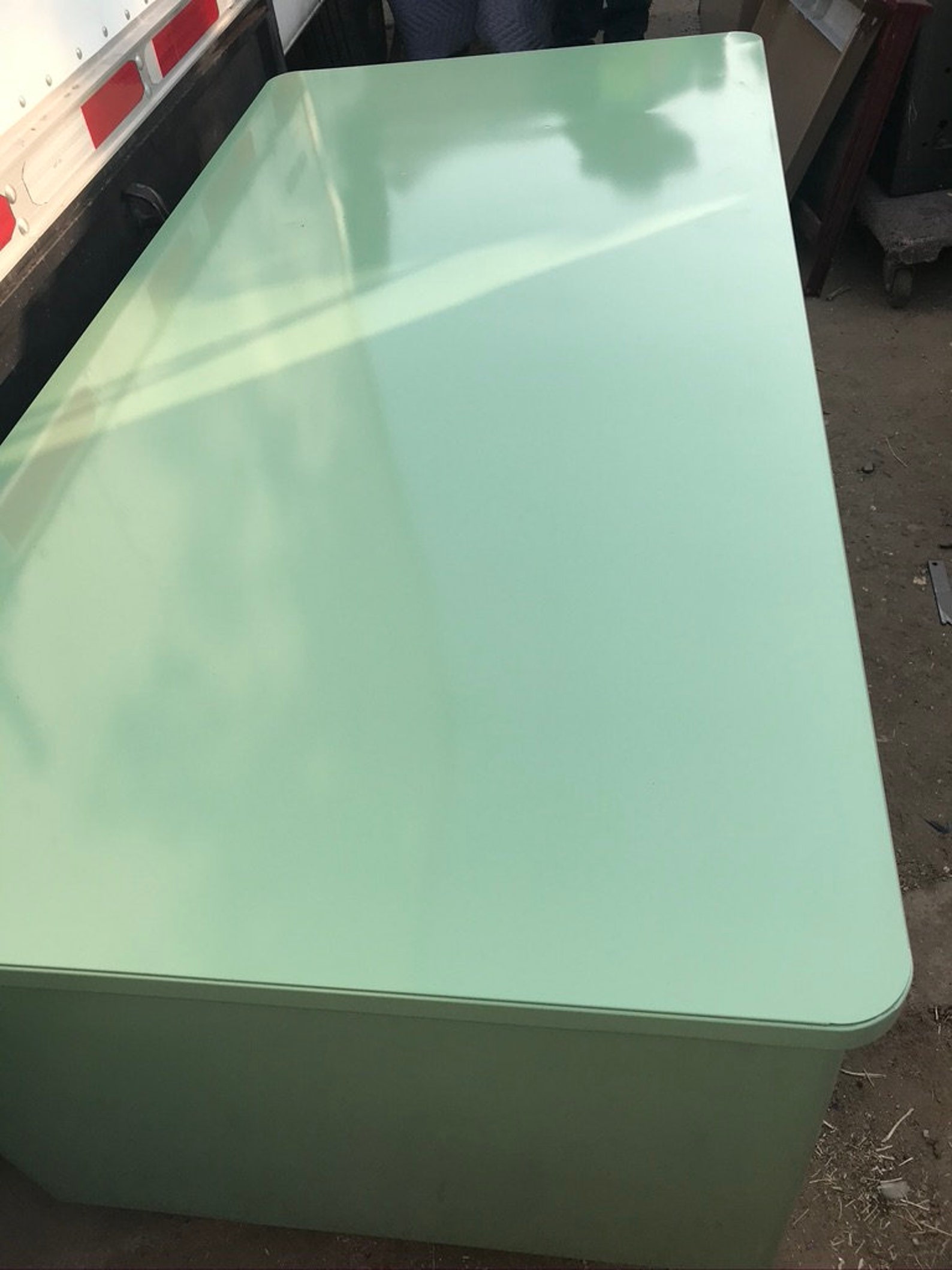 Vintage Steel Tanker Desk Double Pedestal Desk - Etsy