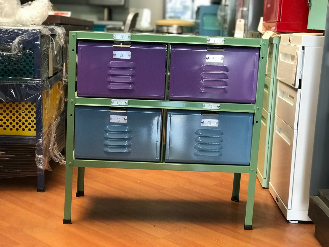 New fabricated Basket locker storage baskets industrial | Etsy