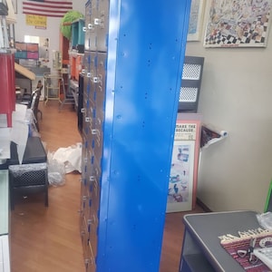 Blue and Gold Unit Locker- Wall Storage Gym Locker - Etsy
