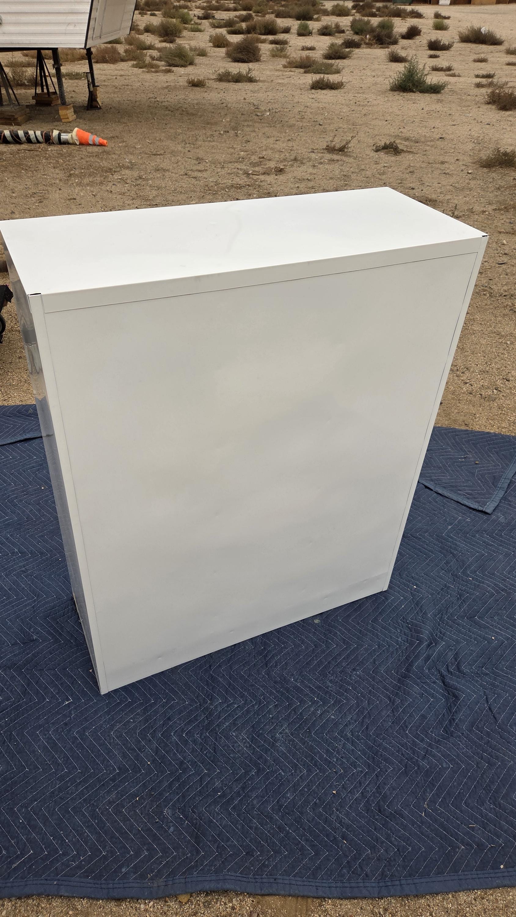 Vintage Steel Index Cards Cabinet Refurbished in White Powder Coated - Etsy