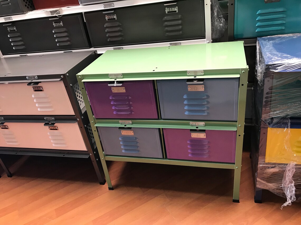 New fabricated Basket locker storage baskets industrial | Etsy