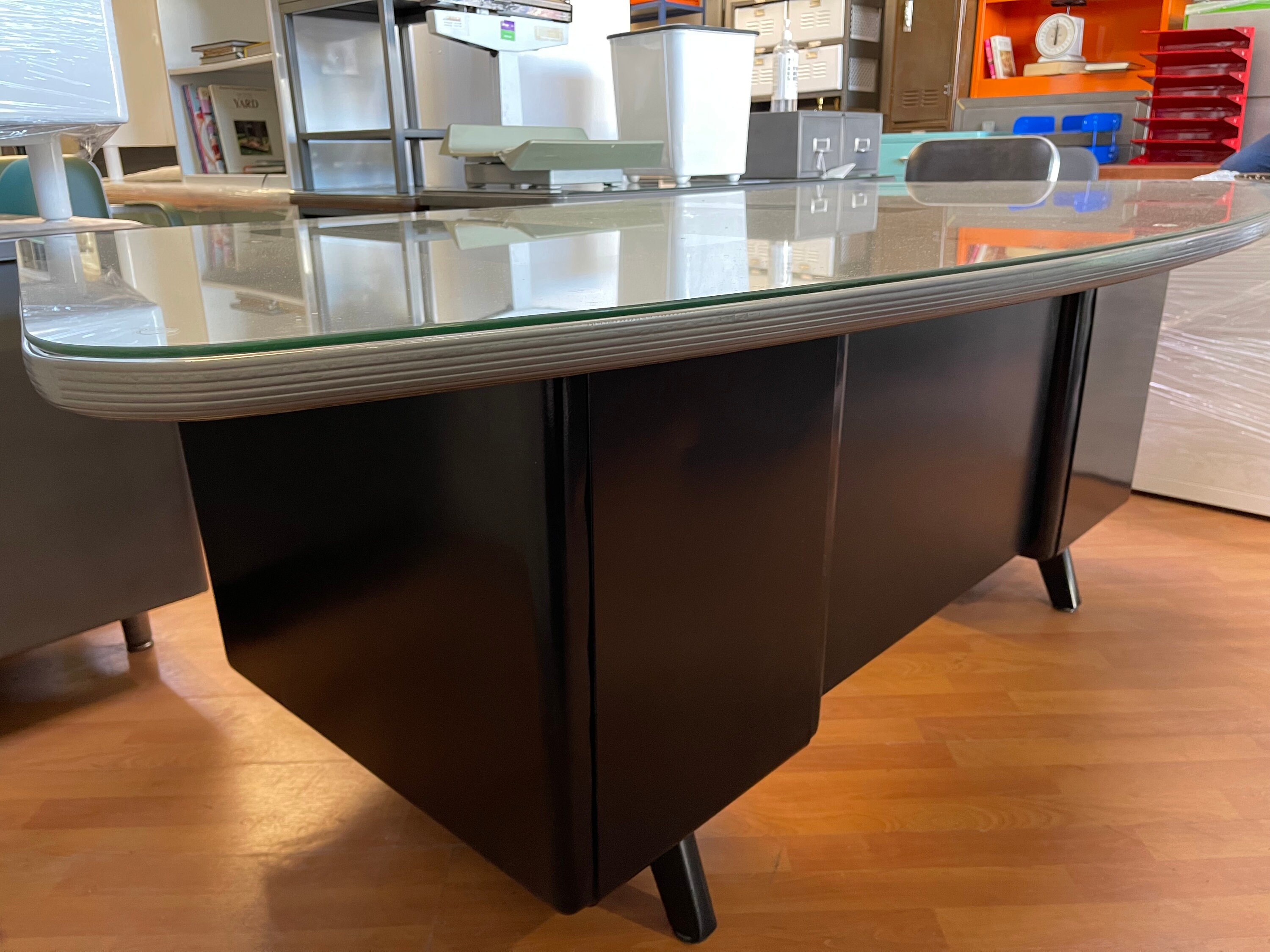 Allsteel Fan Top Desk Double Pedestal Executive - Etsy