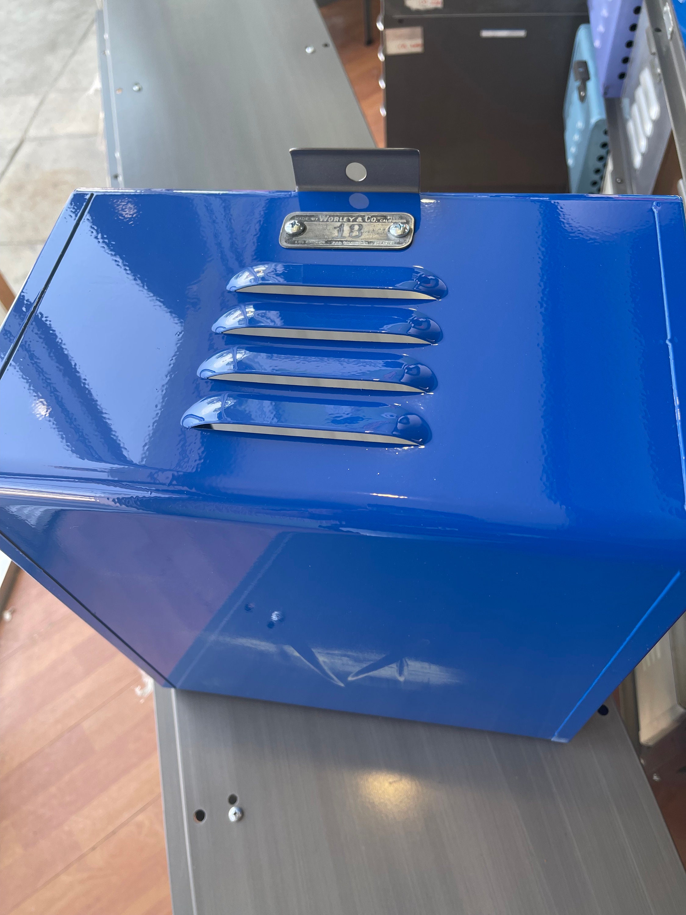 Vintage Steel Basket Locker - Etsy