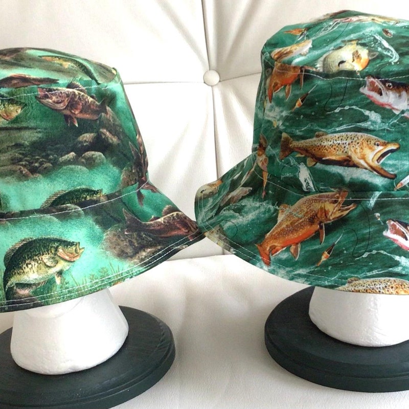 Fishing Bucket Hat - Etsy