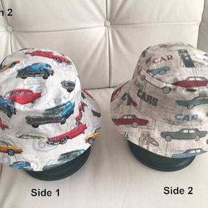 Classic Car Reversible Bucket Hat - Etsy
