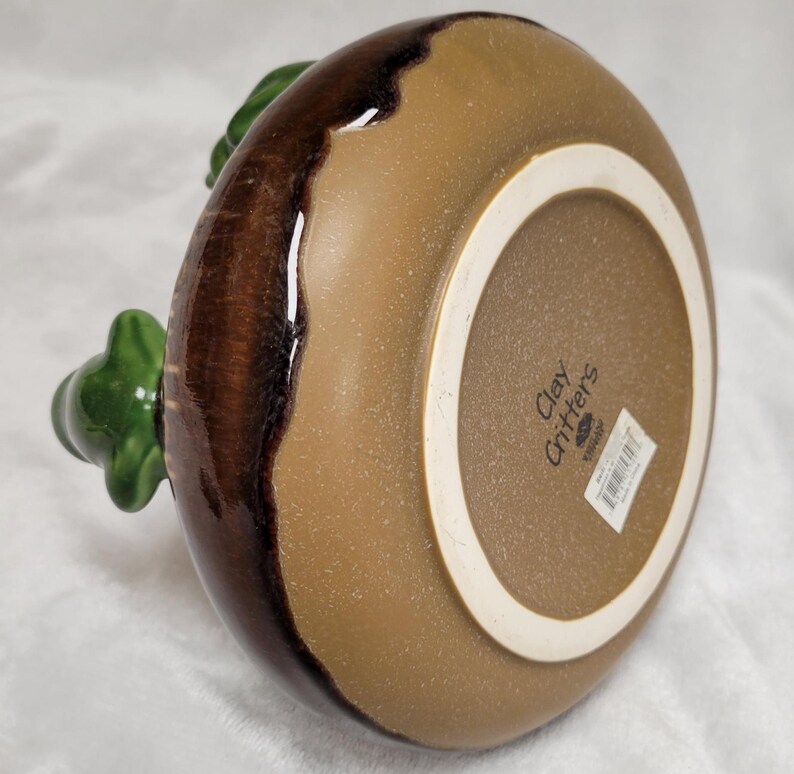 Frog Bowl Planter "hoppiness is All Around" Clay Critters Westland ...