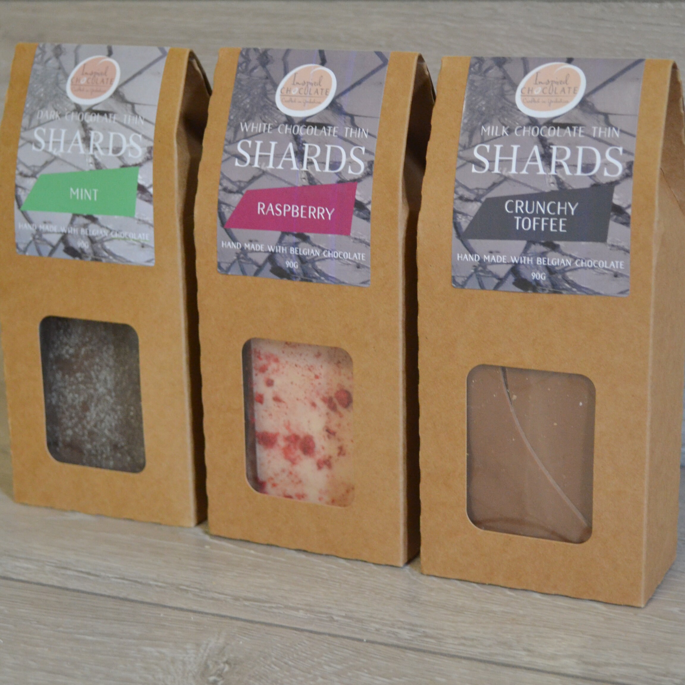 Trio of Mixed Chocolate Shards - Etsy