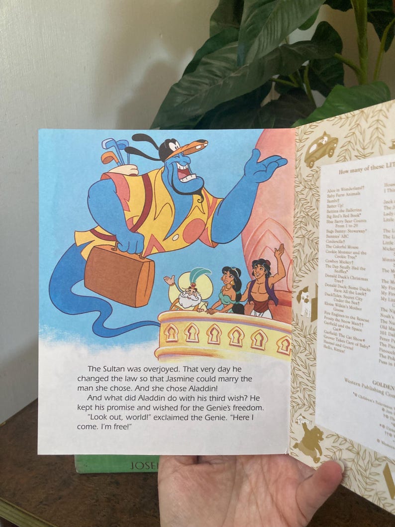 Aladdin Little Golden Book - Etsy