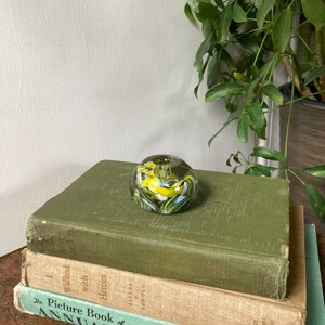 Glass Paperweight Pen Holder - Etsy