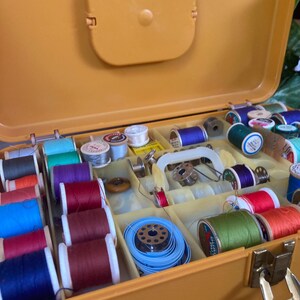 Yellow Plastic Sewing Box - Etsy