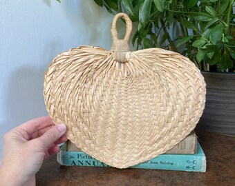 Large Raffia Fans - Set of 4 (large 11"-12" Wide ) Wedding Fan, Palm ...