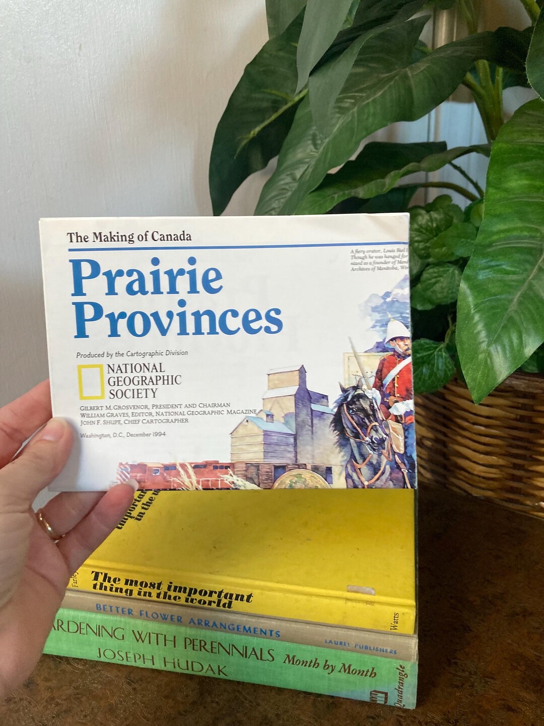 National Geographic Prairie Provinces Map 1994 - Etsy