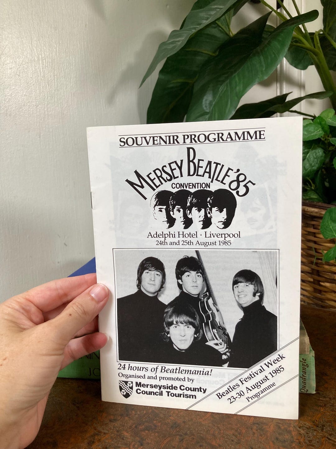 Vintage Mersey Beatles 1985 Program - Etsy