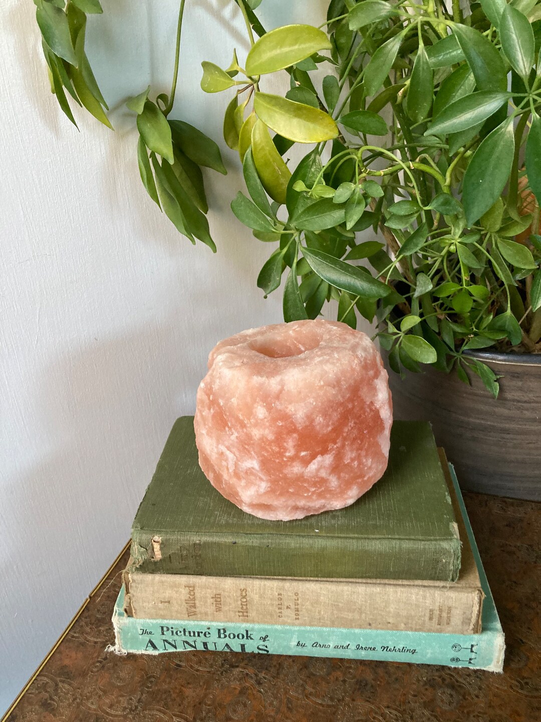 Large Salt Rock Candle Holder - Etsy