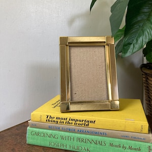 Small Brass Photo Frame - Etsy