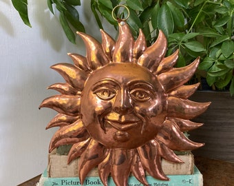 Copper Sun Wall Decor - Etsy