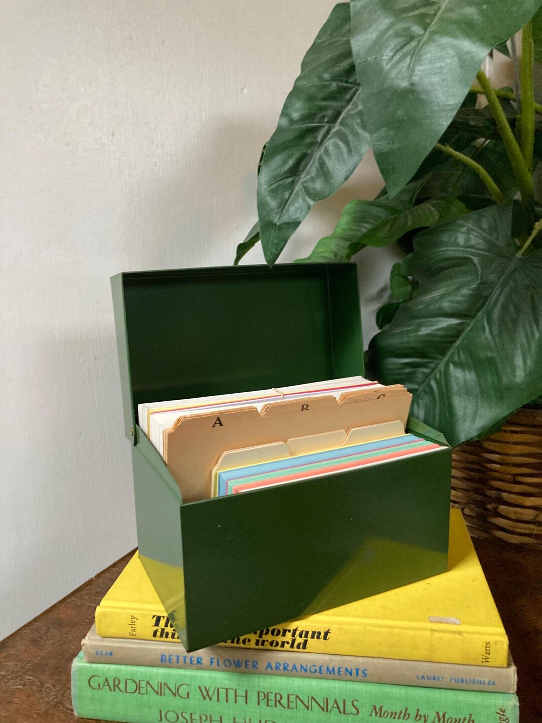 Green Metal Ohio Art File Box - Etsy