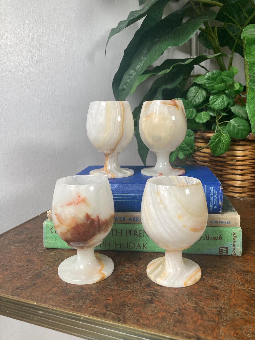 Onyx Wine Goblets - Etsy