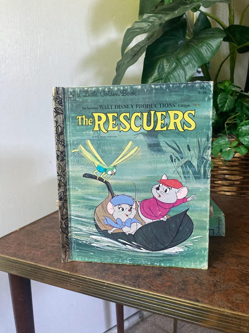 The Rescuers Little Golden Book - Etsy
