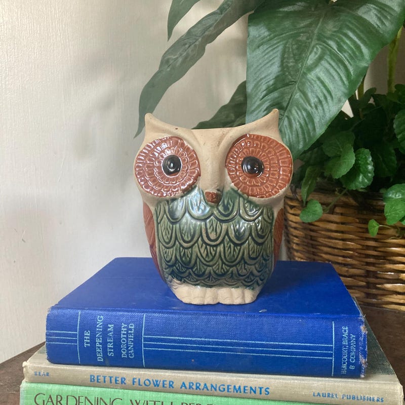 Owl Vase - Etsy