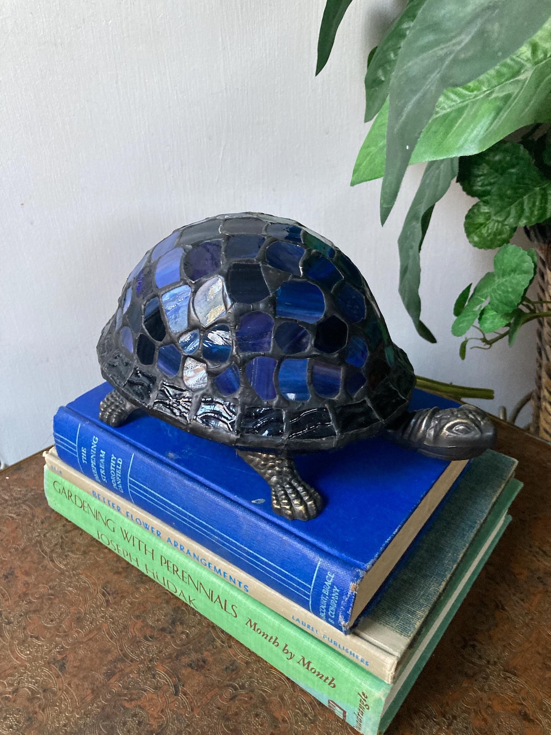 Stained Glass Turtle Lamp - Etsy