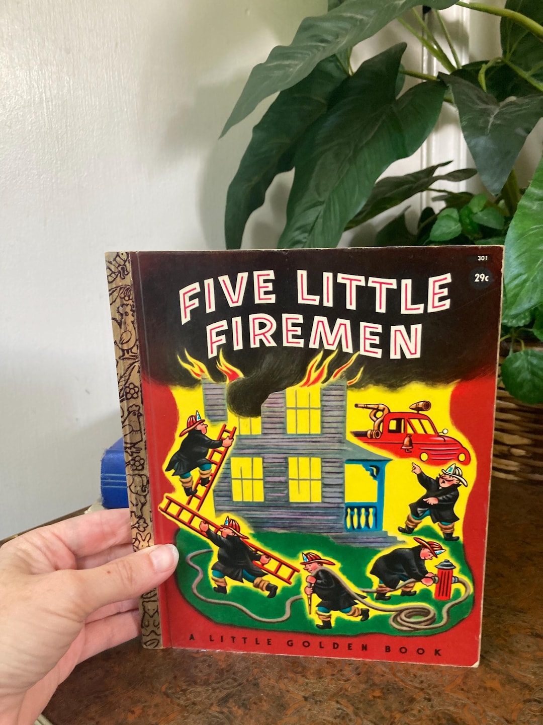 Five Little Firemen Little Golden Book - Etsy