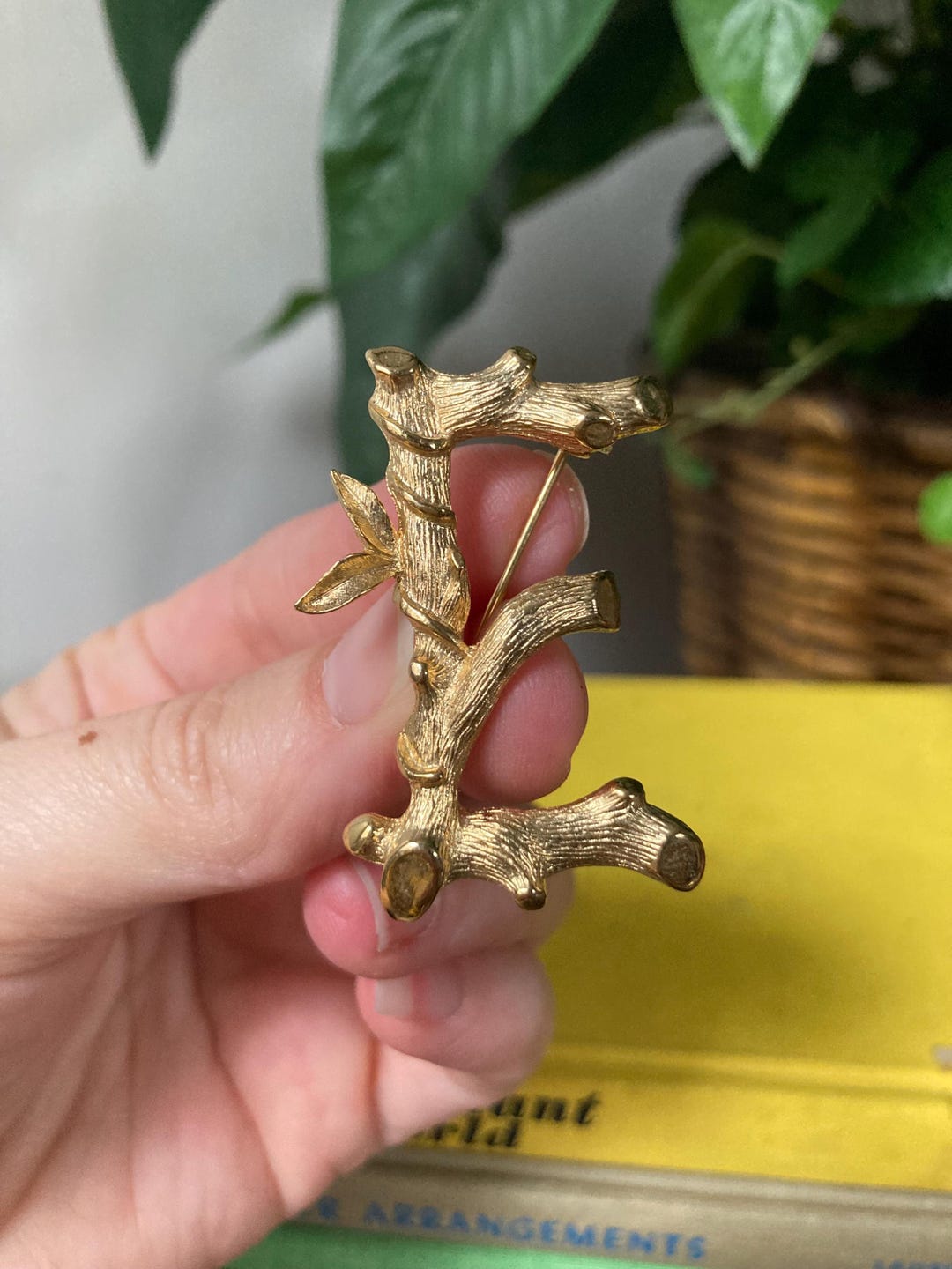 Vintage Letter E Brooch Sarah Coventry - Etsy