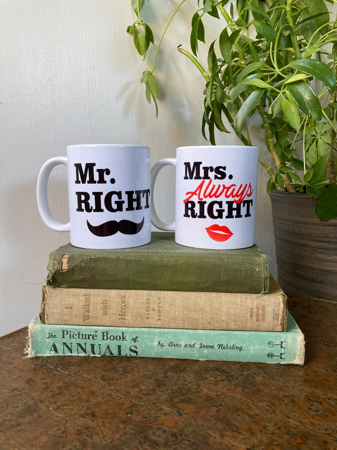 Mr Right and Mrs Always Right Mugs - Etsy