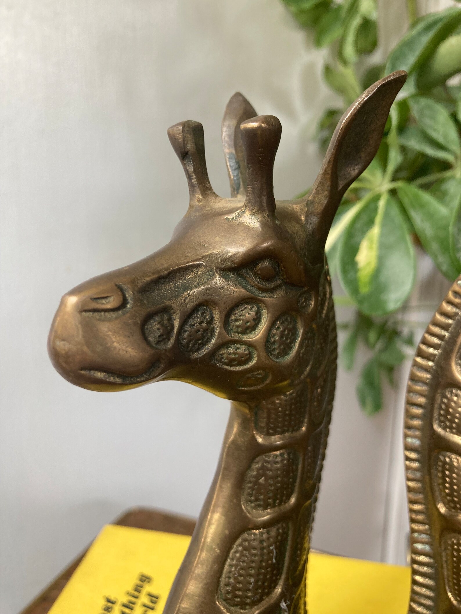Brass Giraffe Bookends - Etsy